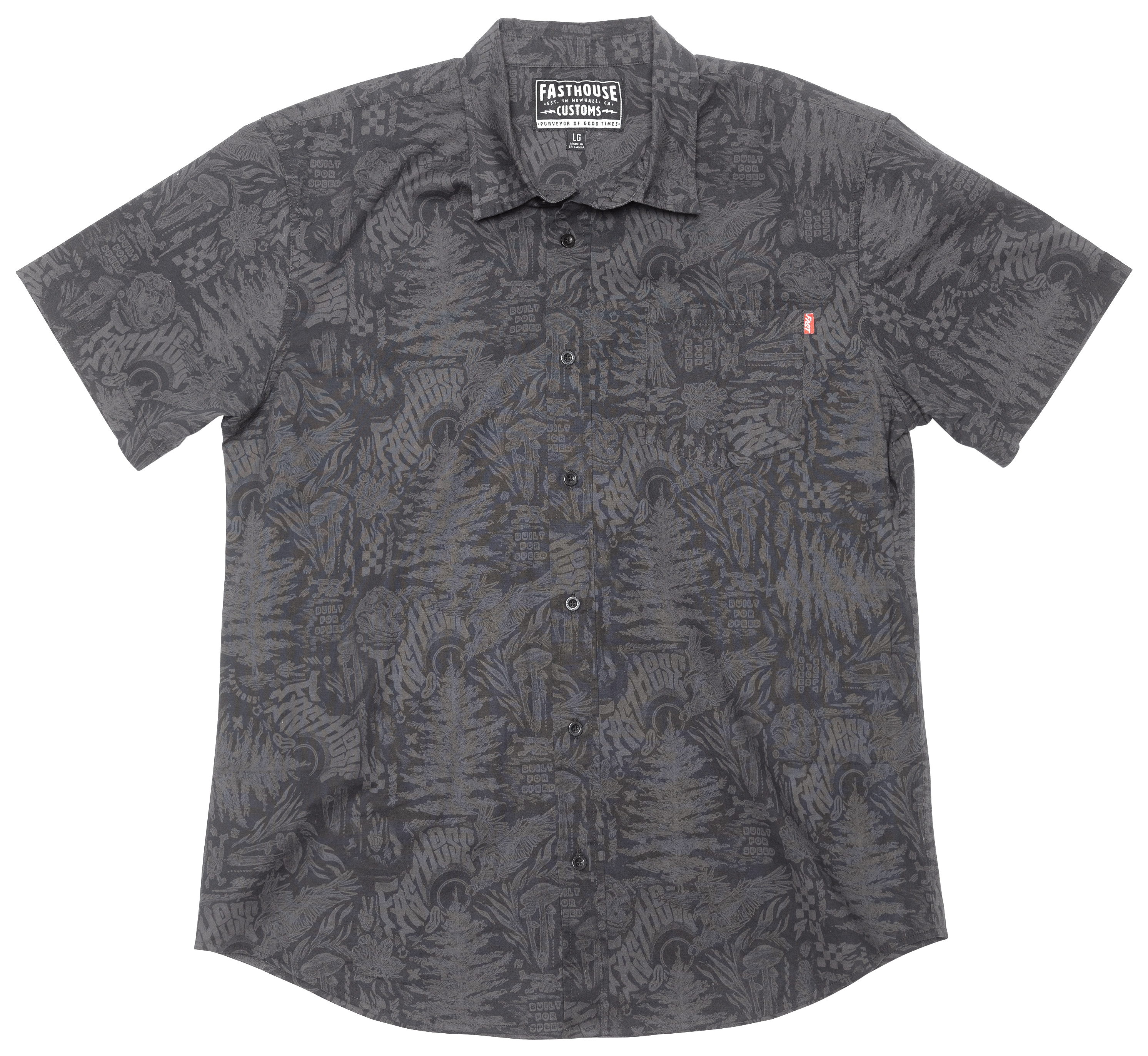 Fasthouse Tomahawk Button Down Shirt - Cycle Gear