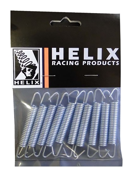 Helix Zinc Plated Exhaust Springs - Cycle Gear