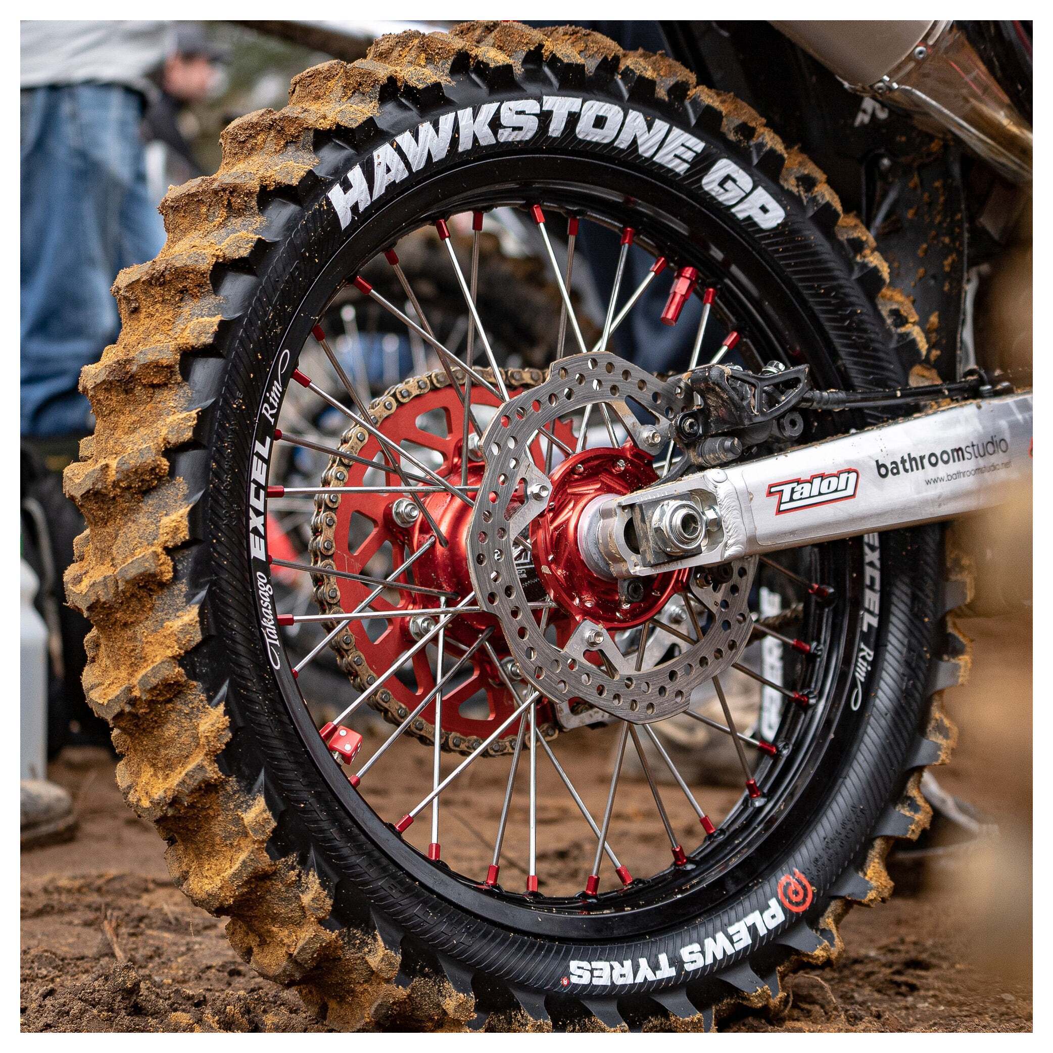 Supermoto Tires Plews Tyres MX1 HAWKSTONE GP Soft Rear - 110 / 90 – 19 ...