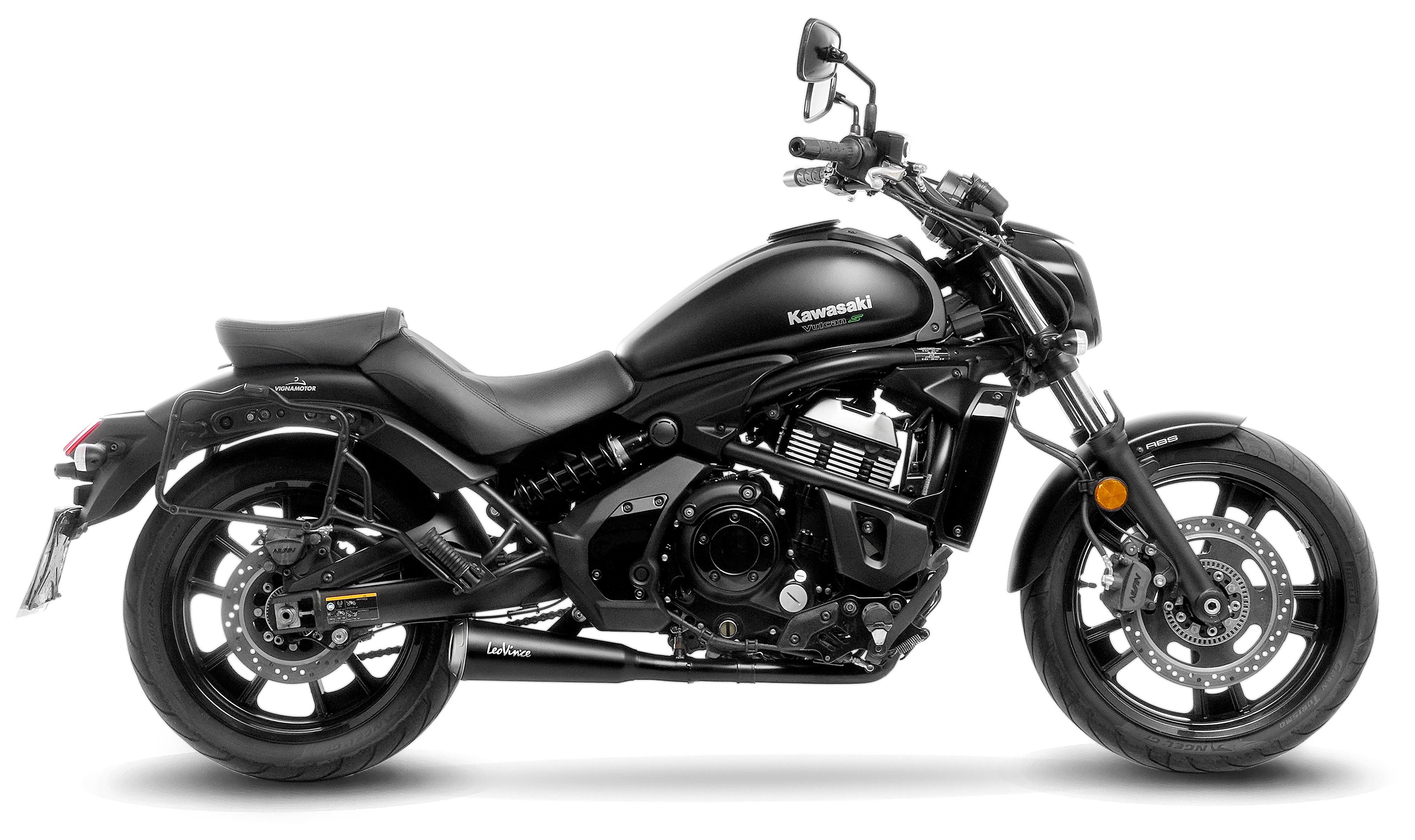 LeoVince GP One Exhaust System Kawasaki Vulcan S VN650 2015-2024 ...