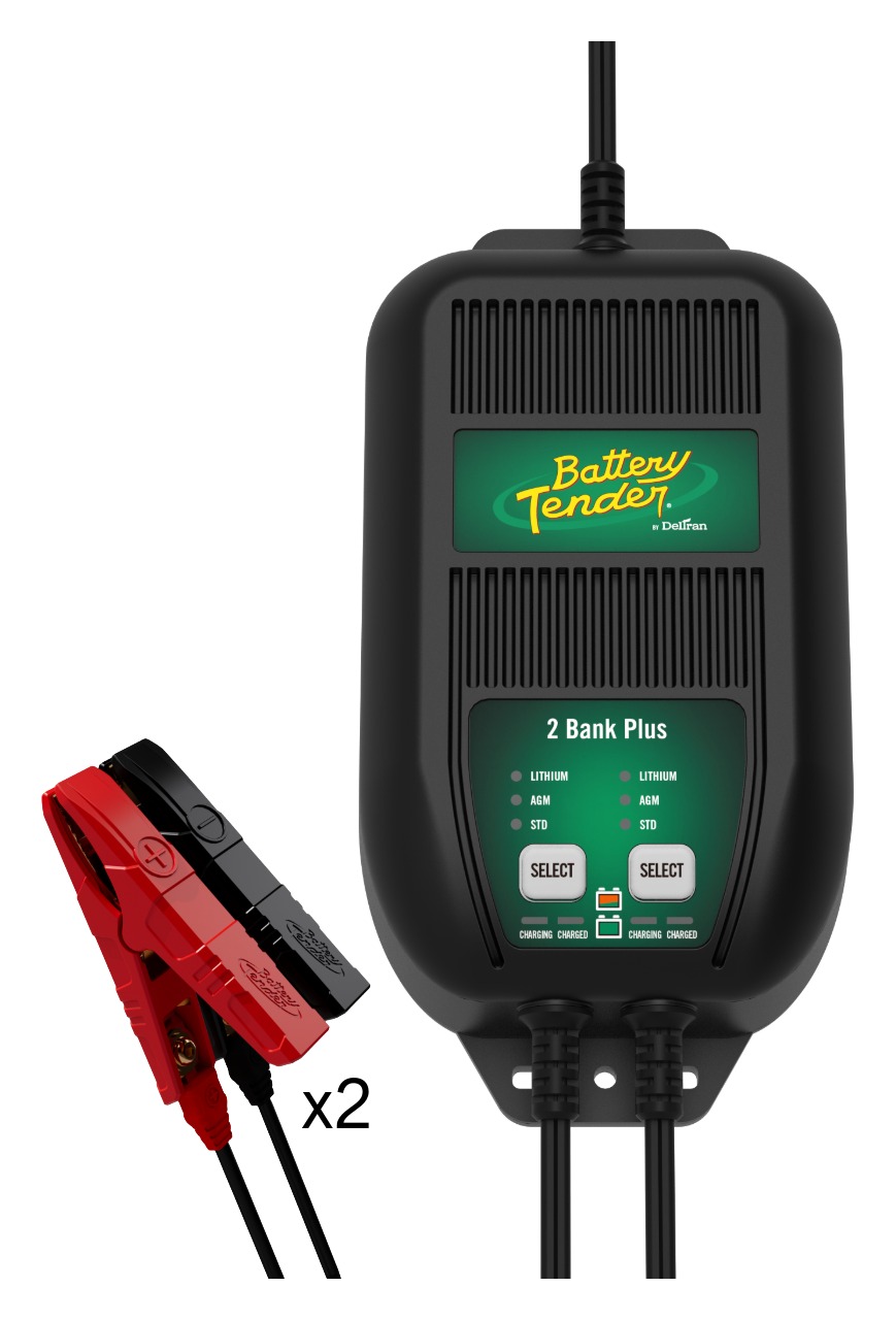 Battery Tender 2 Bank 1.25 Amp 12V Battery Charger - Cycle Gear