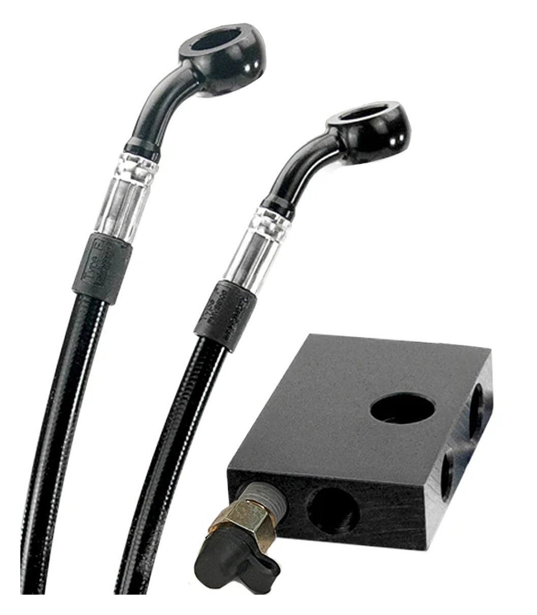 Kraus Dual Front Caliper Brake Line For Harley Softail FXLRS / ST 2020 ...