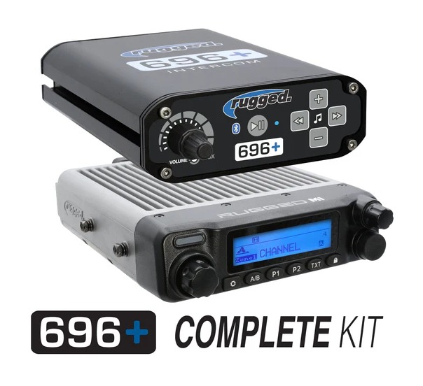 Rugged Radios 696 Plus Complete Master Communication Kit with Intercom ...