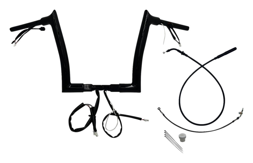 Fat Baggers Inc. EZ Install Wired 1-1/2" Pointed Top Handlebar For ...