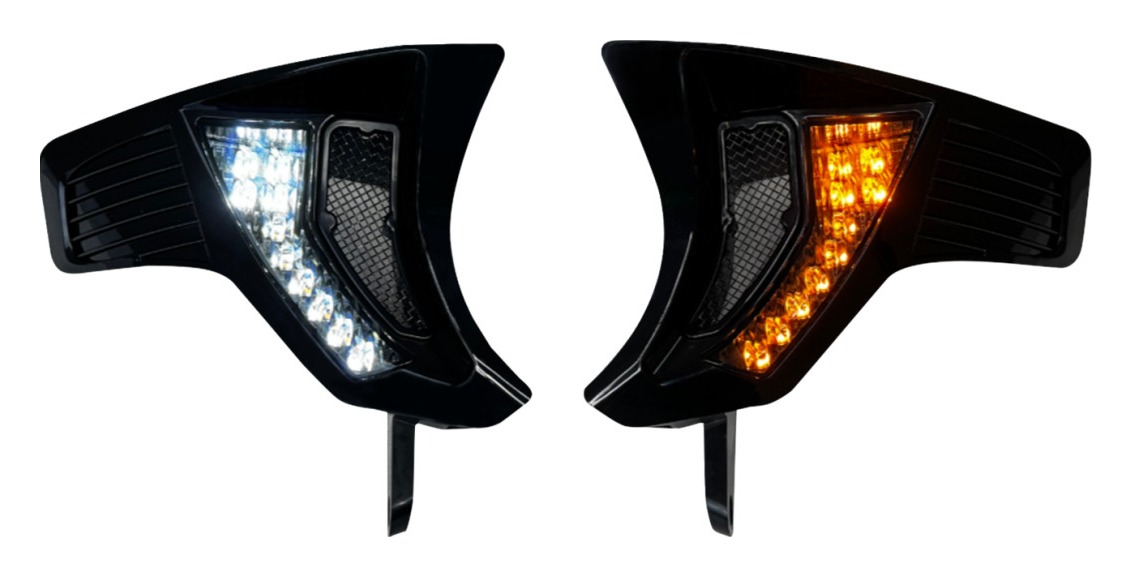 Custom Dynamics Shark Demon Turn Signal Vents For Harley FLTRX 2023 ...