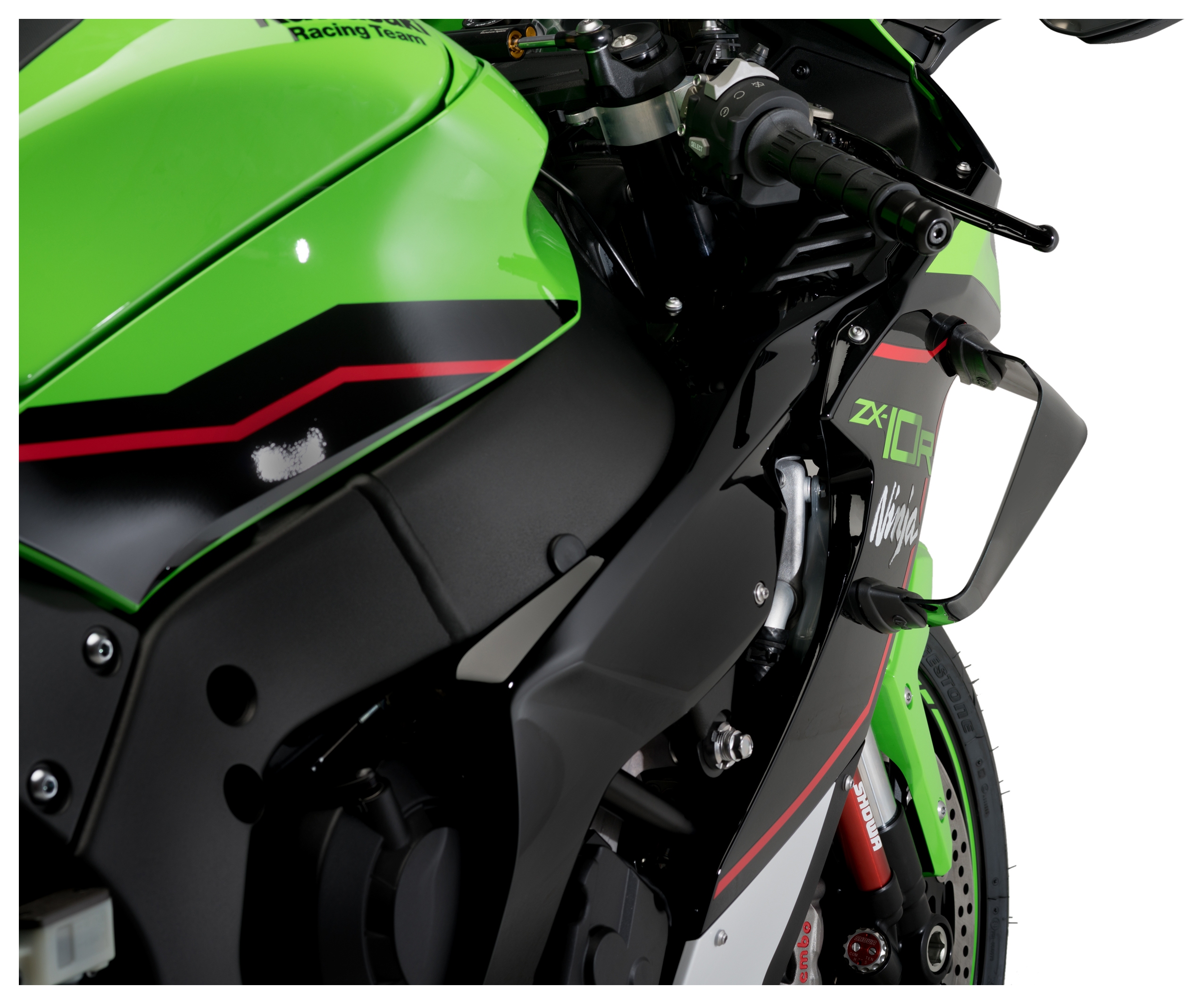 Puig GP Downforce Side Spoiler Kawasaki Ninja ZX-10R / ZX-10RR 2021 ...