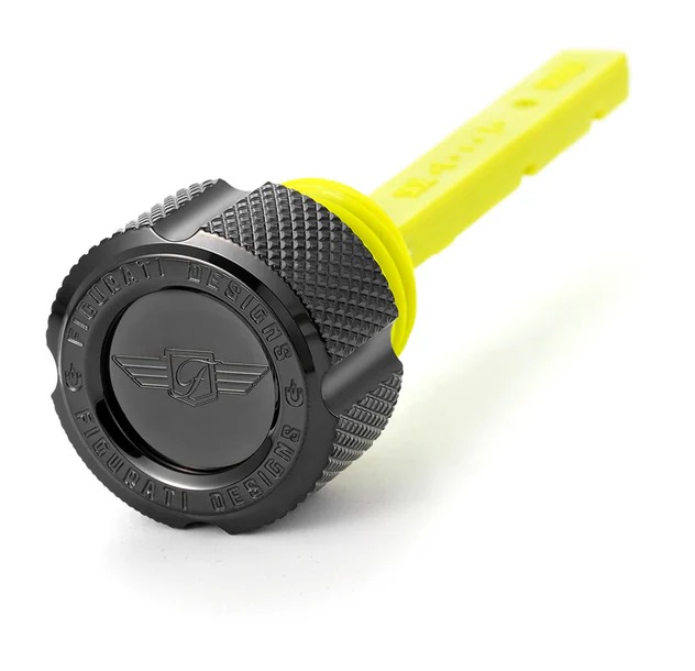 Figurati Designs Performance Knurled Magnetic Oil Dipstick For Harley ...