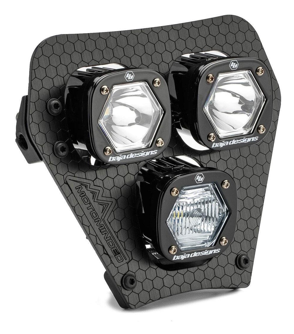 Baja Designs Triple S1 Hydra Led Headlight Kit KTM 300cc-450cc 2024 ...