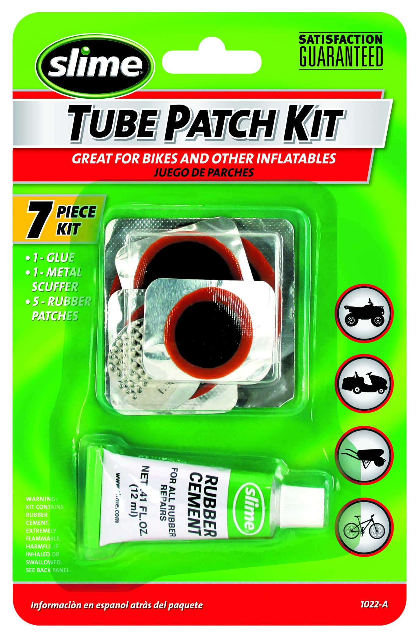 Slime Tire Tube Rubber Patch Kit - Cycle Gear