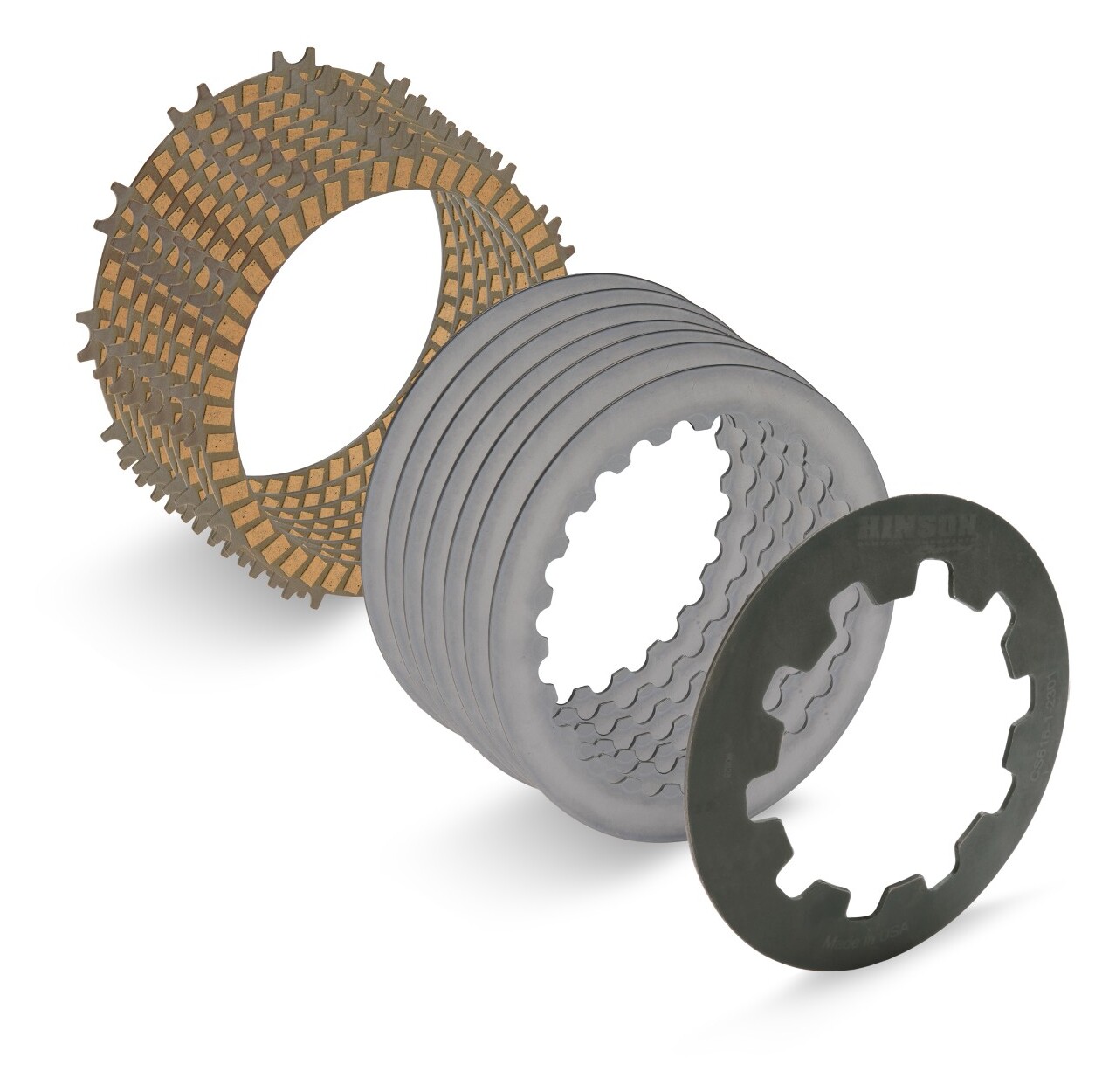 Hinson FSC Clutch Plate / Spring Kit Yamaha YZ450F / FX / WR450F ...