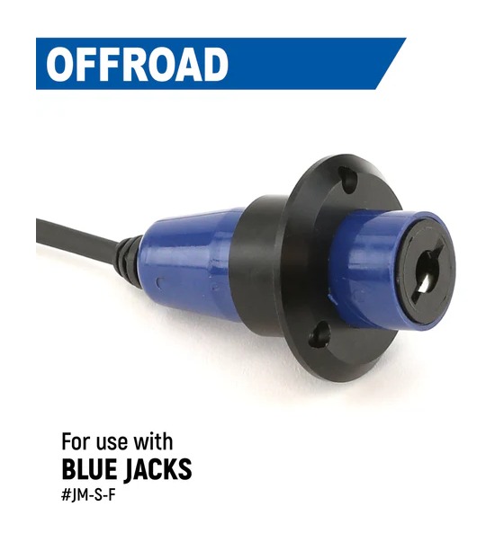 Rugged Radios Single Headset / Helmet Offroad Flush Jack Mount - Cycle Gear