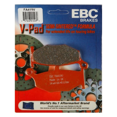 EBC FA419V Semi-Sintered Rear Brake Pads - Cycle Gear
