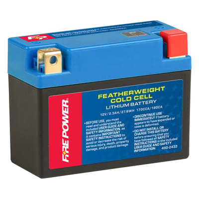 Fire Power Featherweight Lithium Battery HJ12L-FPZ - Cycle Gear