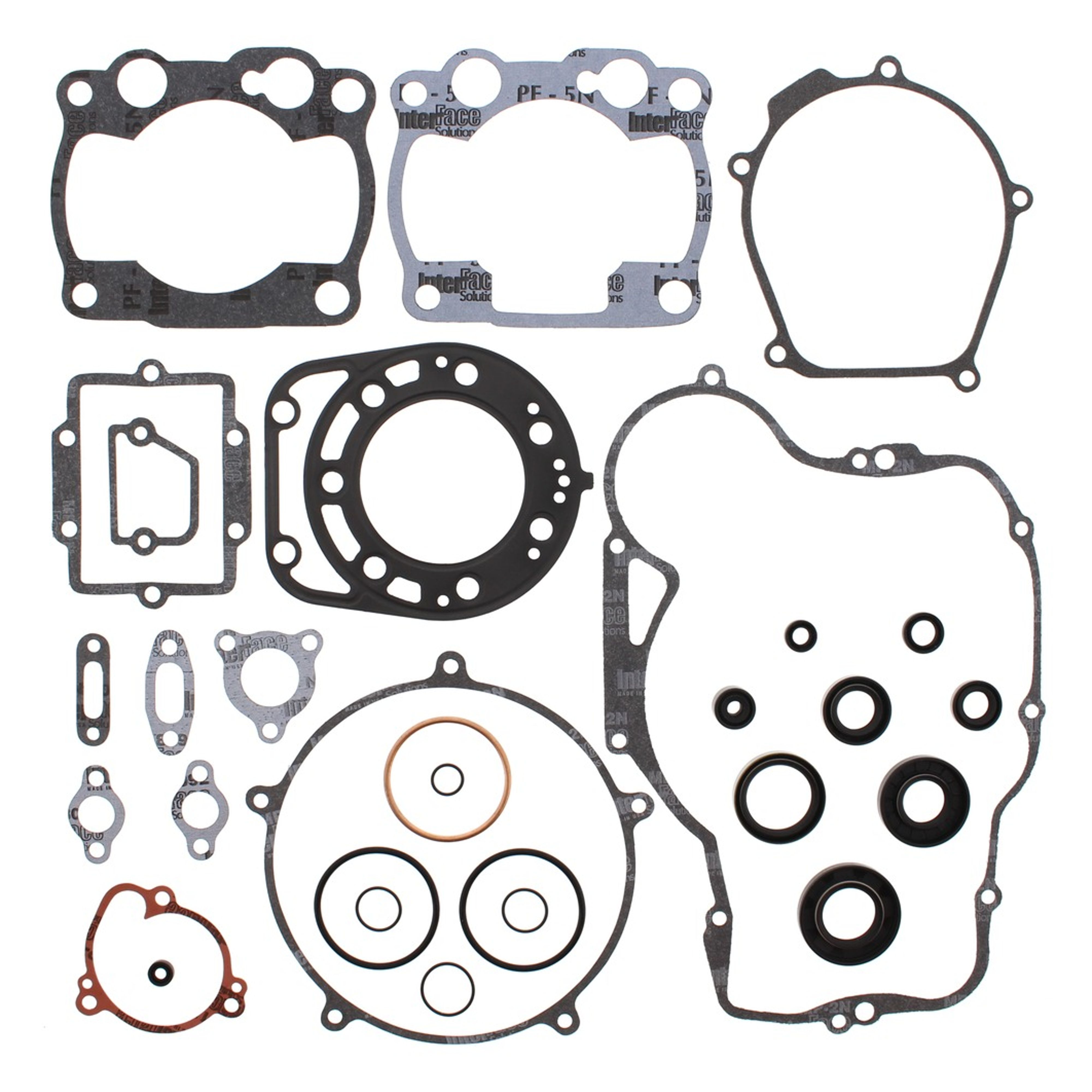 Vertex Complete Gasket Set With Oil Seals Kawasaki KX250 1988-1989 ...