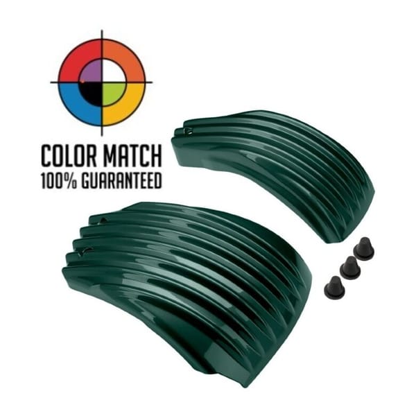 HogWorkz OE Color Matched Ribbed Battery Side Covers For Harley Softail ...
